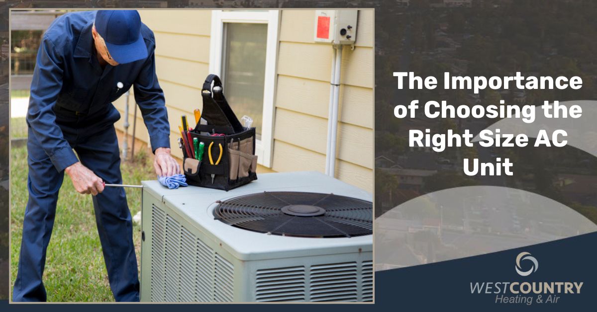 The Importance of Choosing the Right Size AC Unit